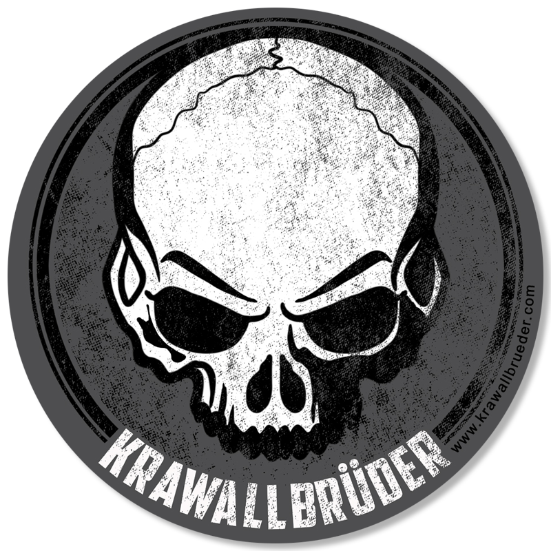 KrawallBrüder - Skull 24, Aufkleber / Sticker | KrawallBrüder Shop